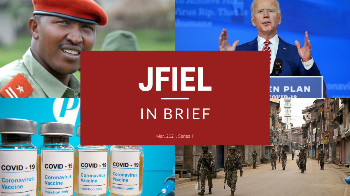 March 2021: In Brief – Jindal Forum for International and Economic Laws